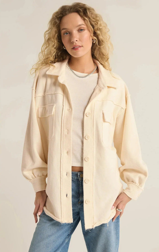 Abbott Longline Jacket | Sea Salt – Krush Clothing Boutique