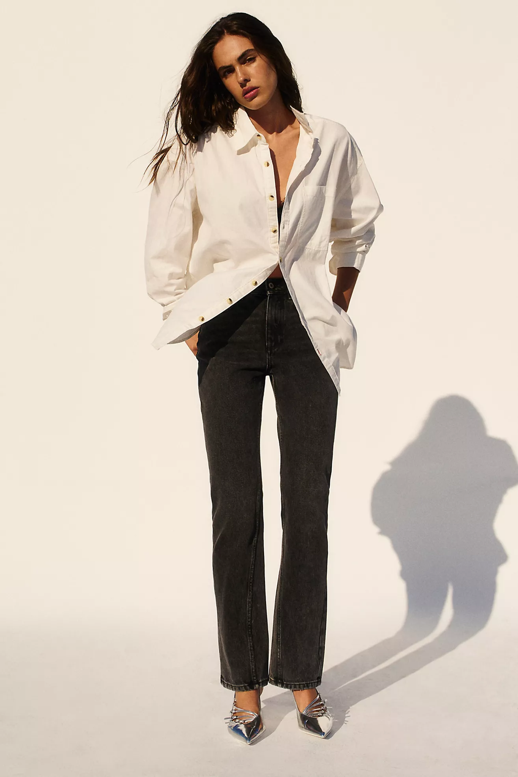 Zena Slim Straight Jeans in Dark Knight – Krush Clothing Boutique
