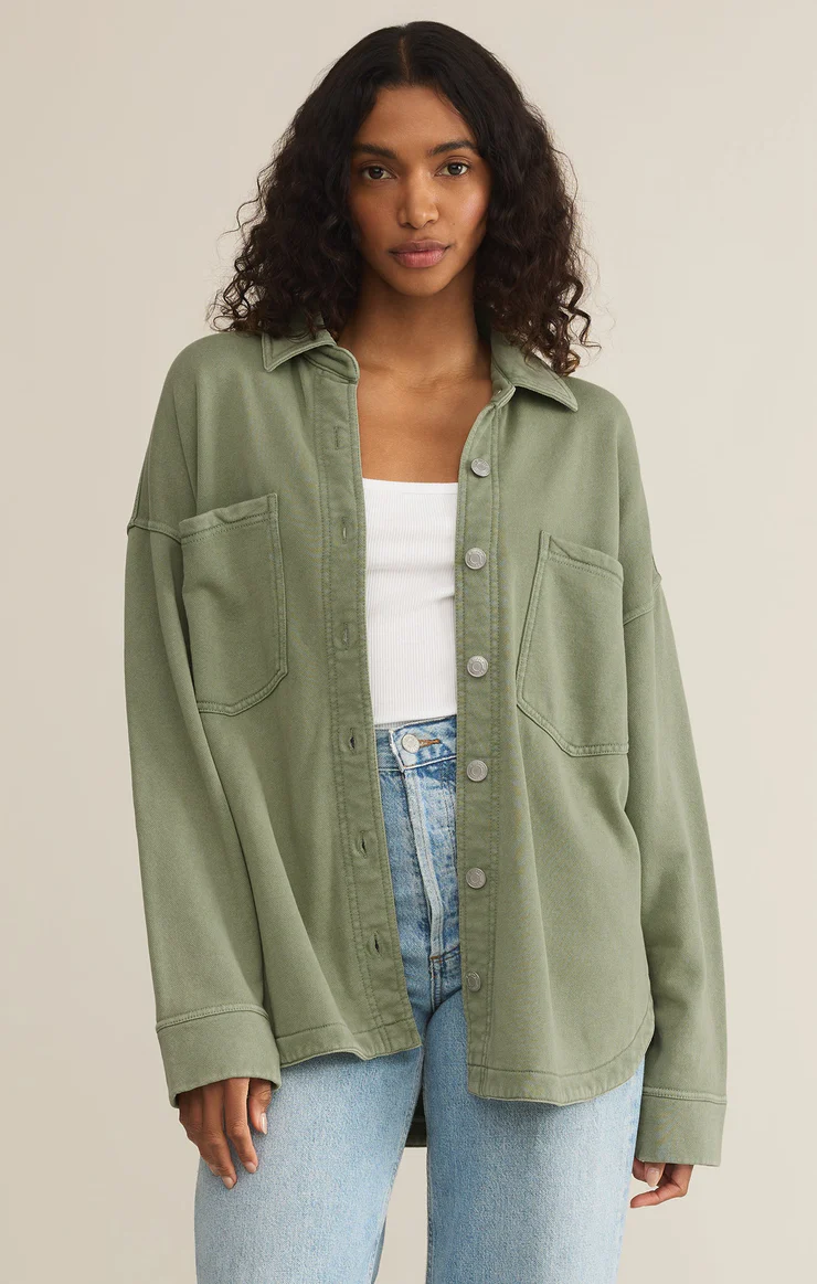 All Day Knit Jacket In Avocado – Krush Clothing Boutique