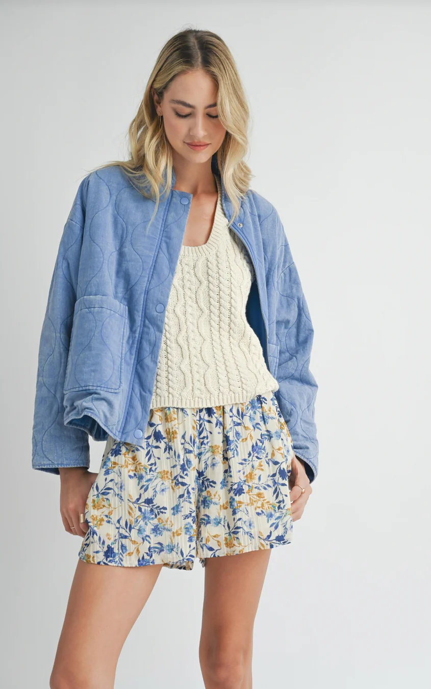 Weekender Washed Quilted Jacket – Krush Clothing Boutique